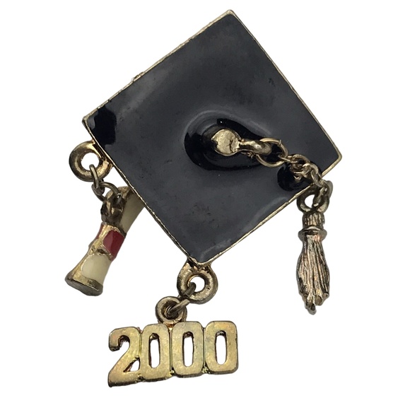 Jewelry | Class Of 200 Graduation Pin Cap Tassel Diploma Gold Tone ...